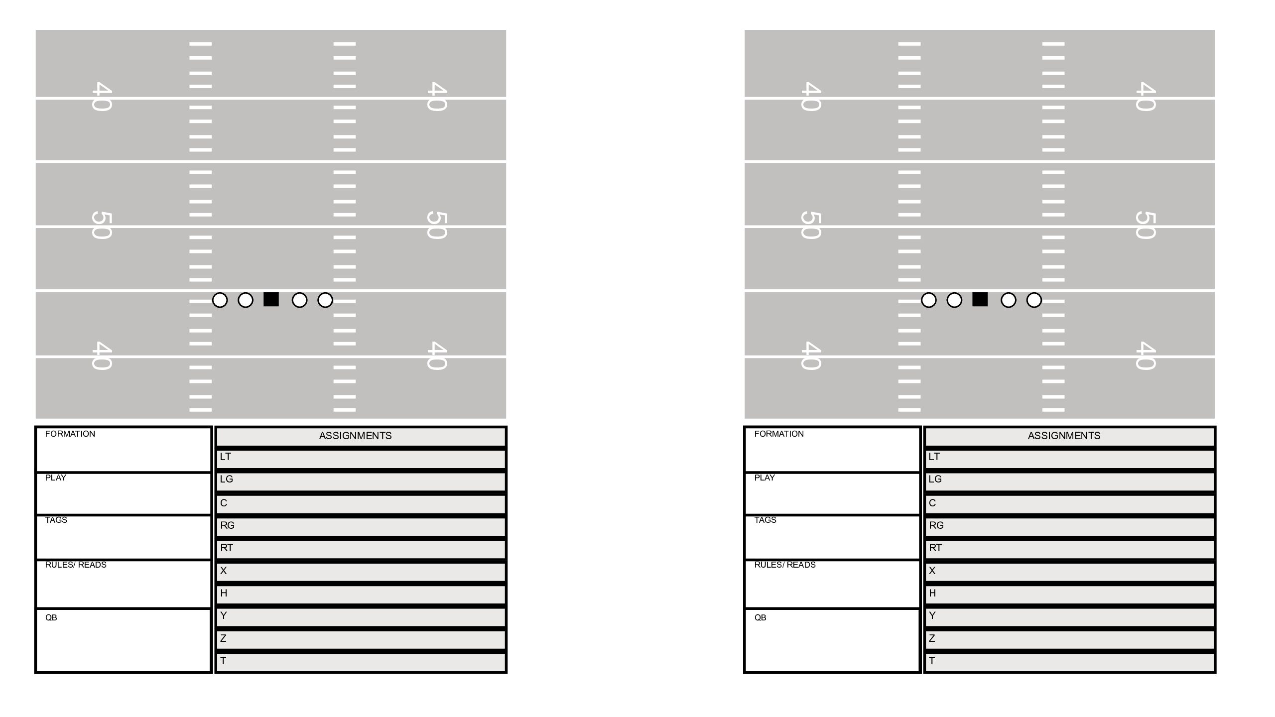 Offensive Coordinator Bundle (Templates + Playbook) – Coaching Share