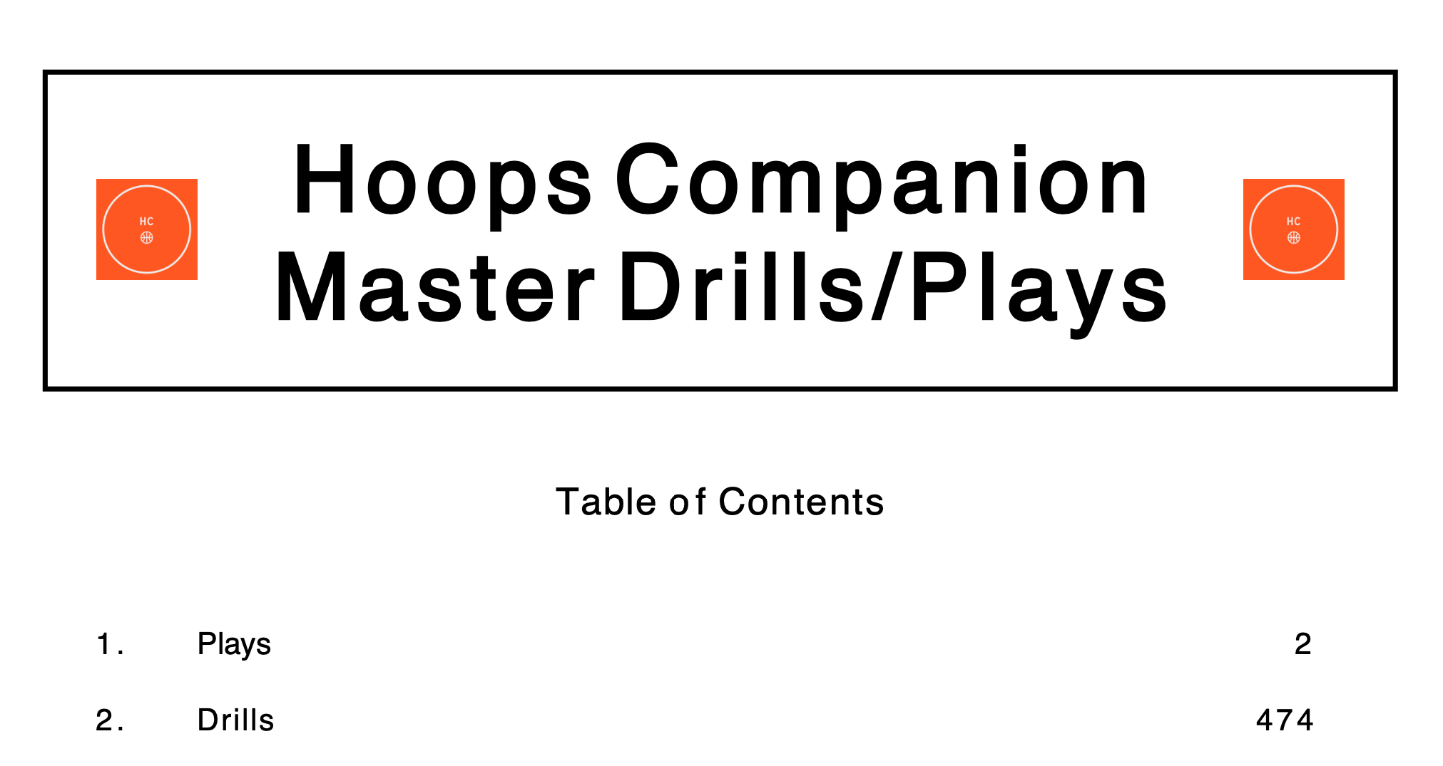Hoops Companion Master Playbook - Coaching Share