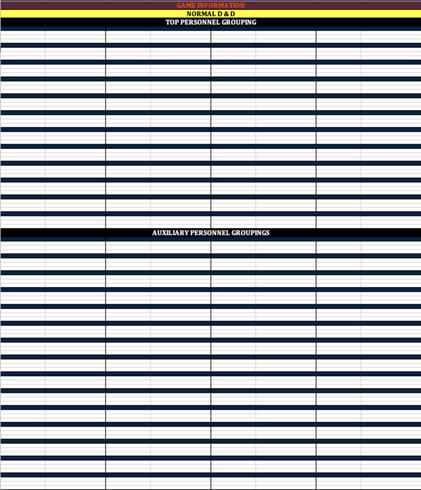 2026 Shanahan/McVay Style Play Call Sheet (Plays By Formation ...